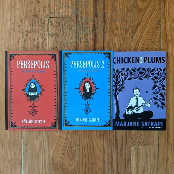 Other | Marjane Satrapi Graphic Novel Collection Persepolis 1 2 Chicken ...